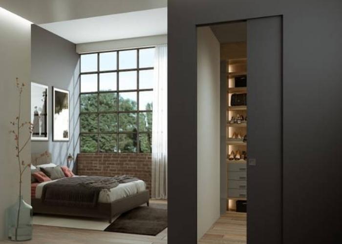 Essential controtelaio porte scorrevoli filomuro Scrigno 125mm